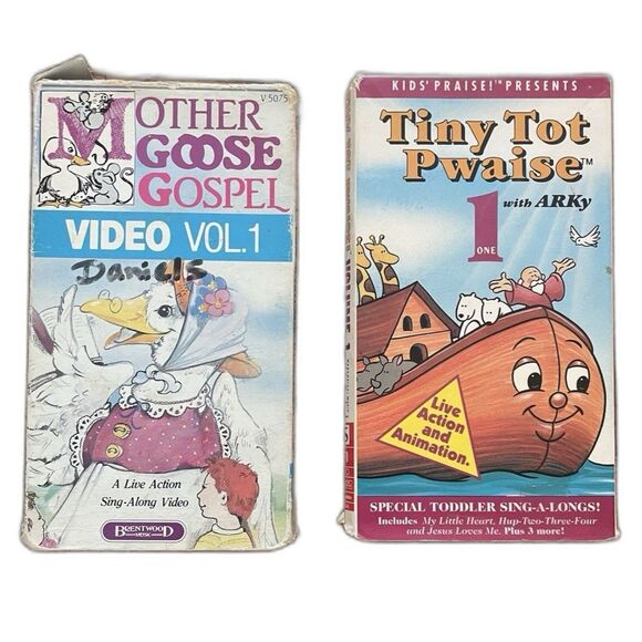 Media | Rare Tiny Tot Praise Vhs Vol 1 Mother Goose Gospel Christian ...